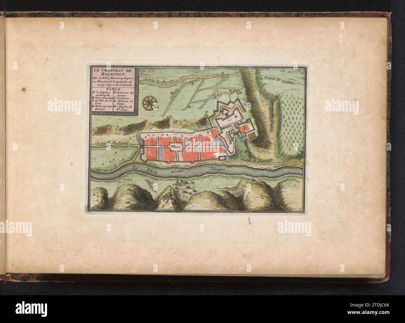 Map of rheinfels hi-res stock photography and images - Alamy