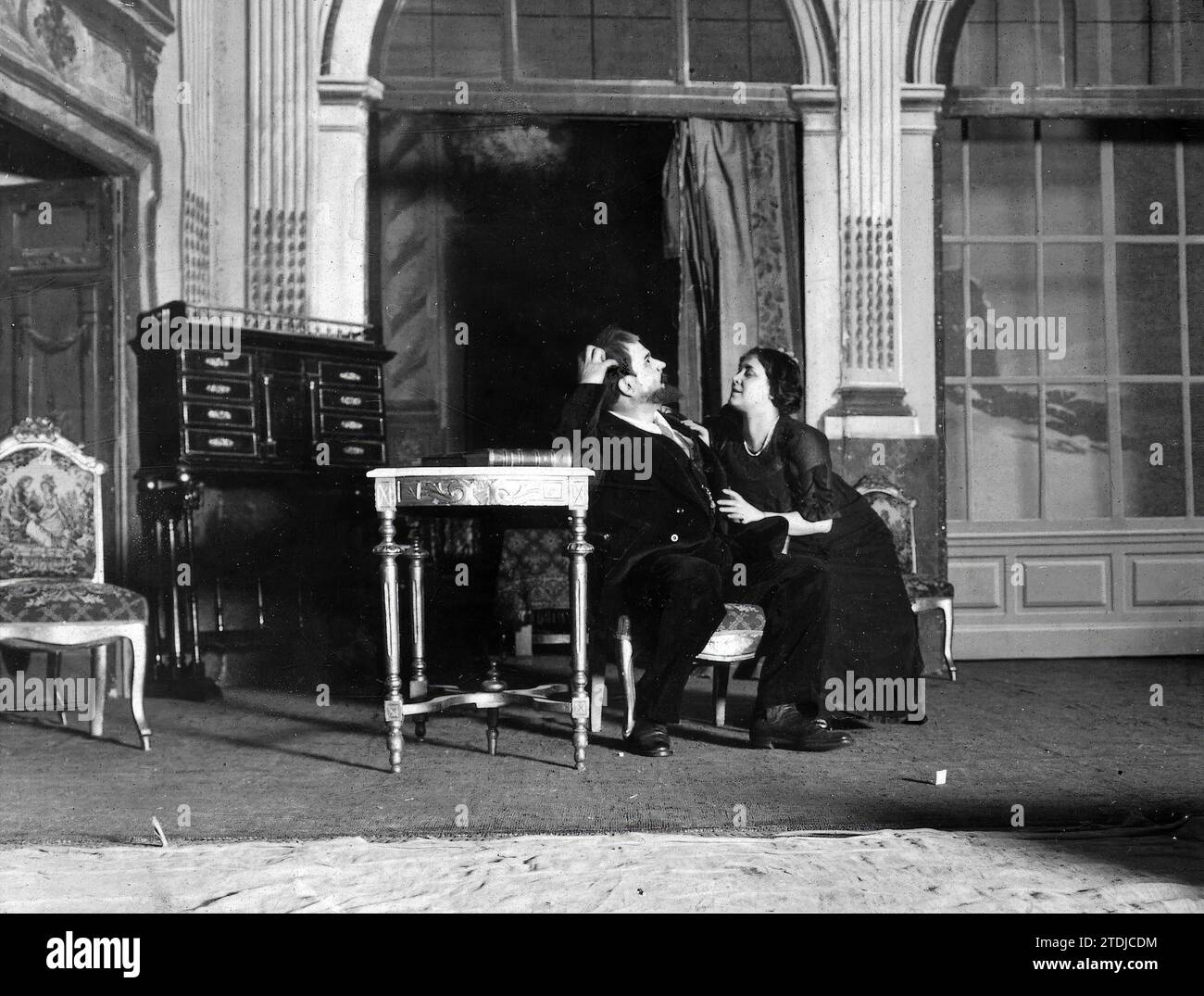 03/05/1913. In the Spanish Theater. Matilde Moreno and Jaime Borrás in ...