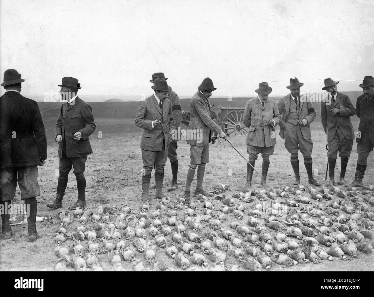 Trasmulas (Granada). 1913 (CA.). HM the King and the other hunters ...