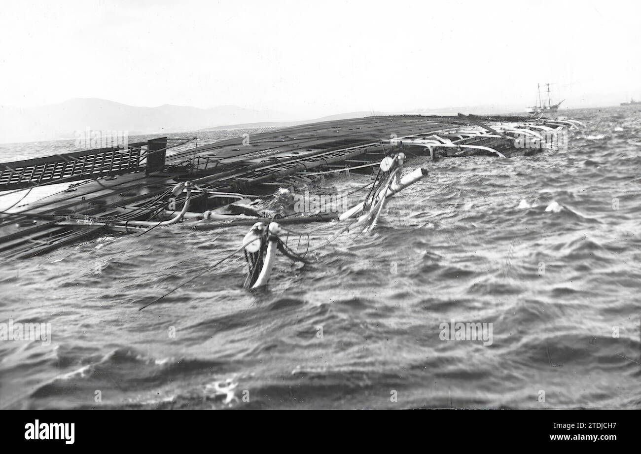 02/04/1915. Loss of a Spanish liner. Condition in which the magnificent ...