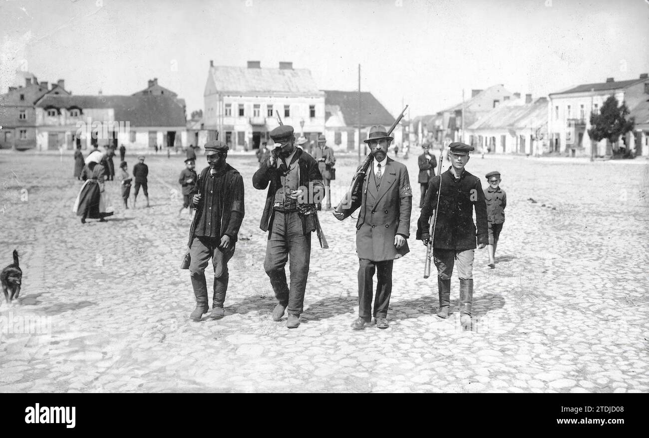 07/31/1920. From Red Russia. A typical patrol of the Bolshevik army on ...