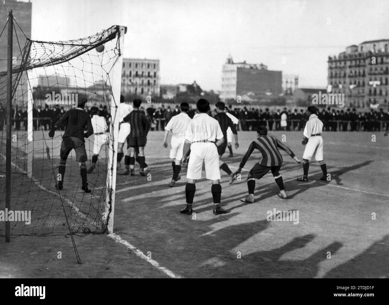 Madrid, 11/03/1912. Second leg of the Excelsior Cup played at the O ...