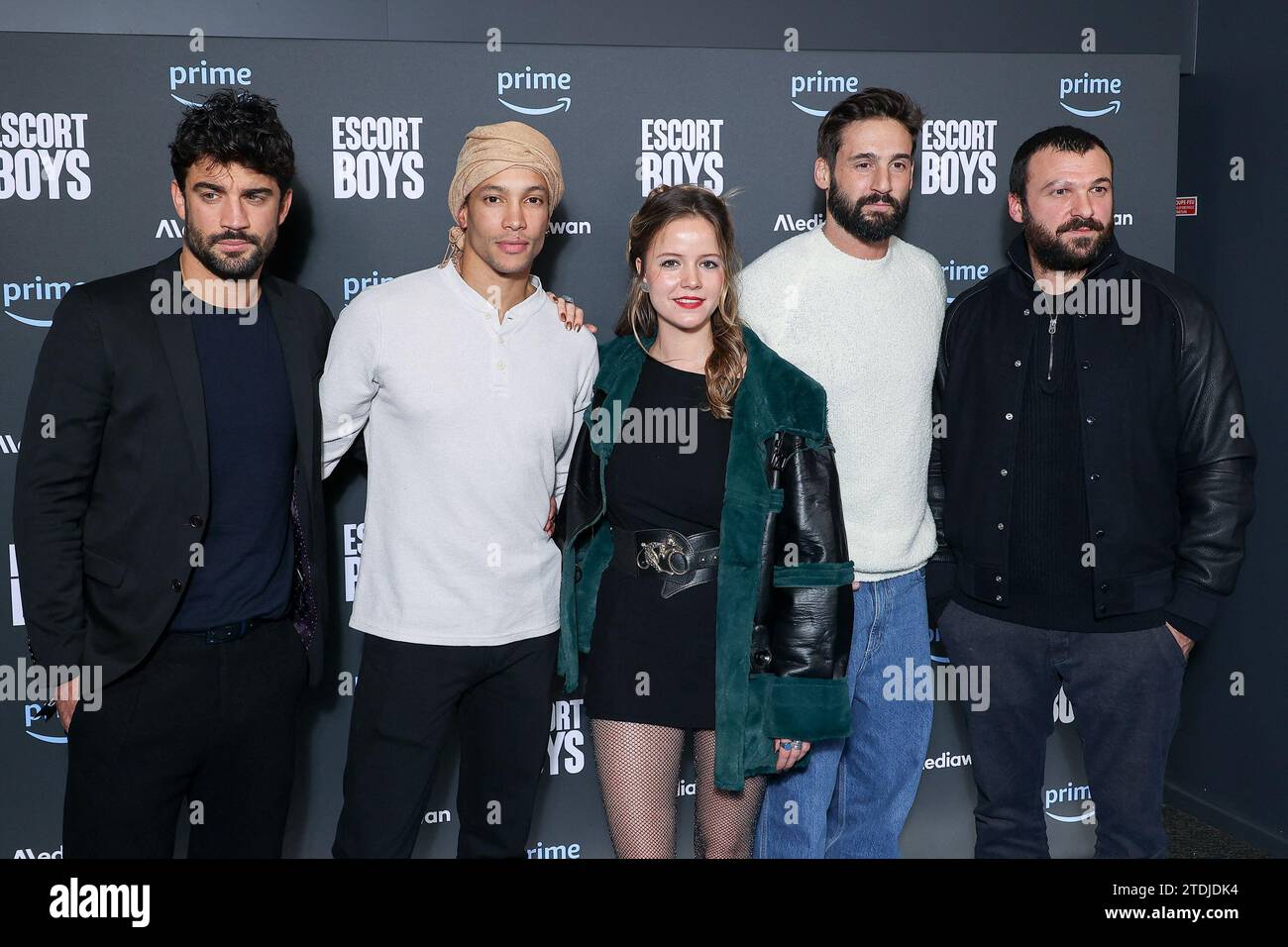 Paris, France. 18th Dec, 2023. Simon Ehrlacher, Corentin Fila, Marysole ...
