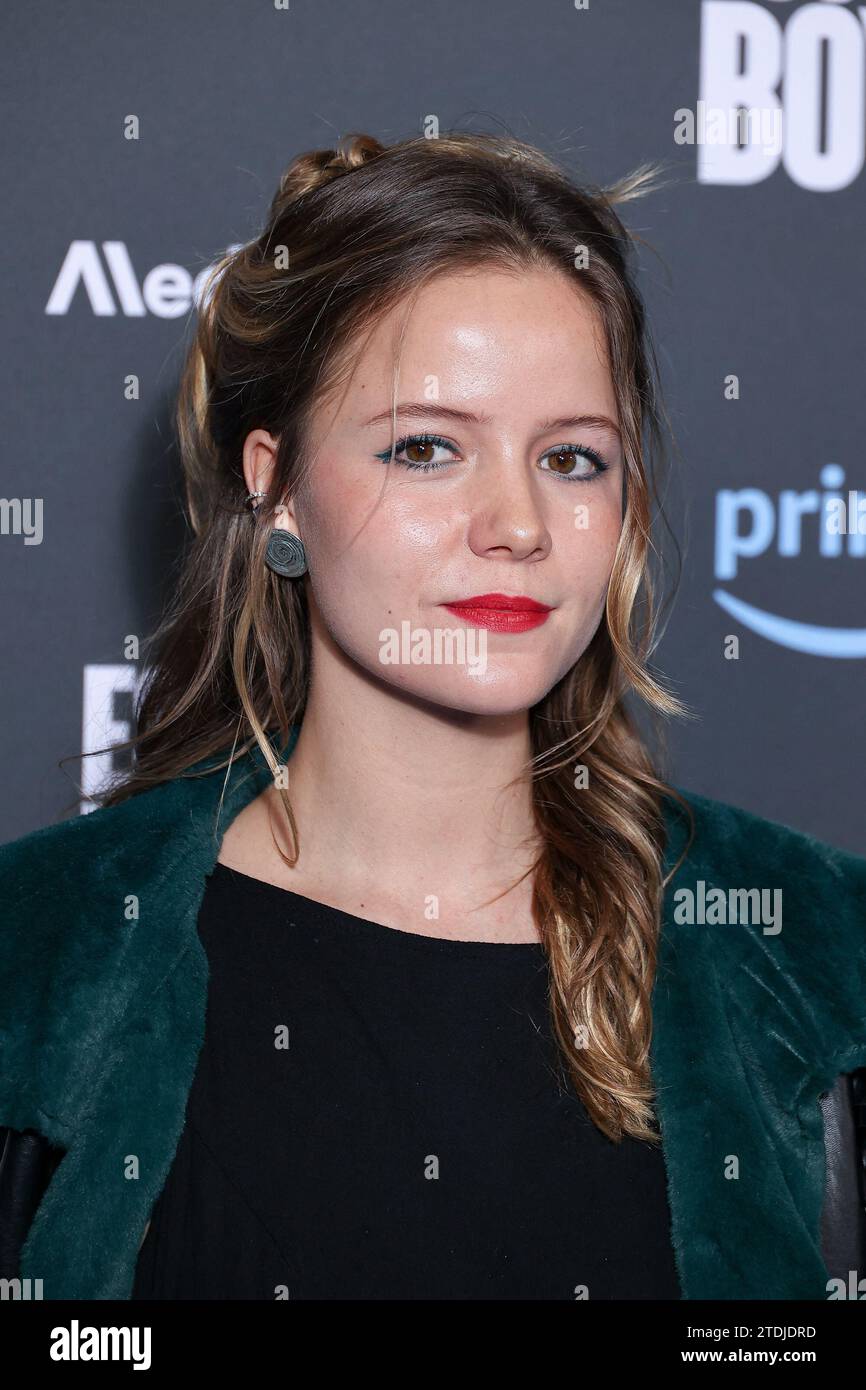 Paris, France. 18th Dec, 2023. Marysole Fertard attends the Escort Boys By Prime Video Premiere ...