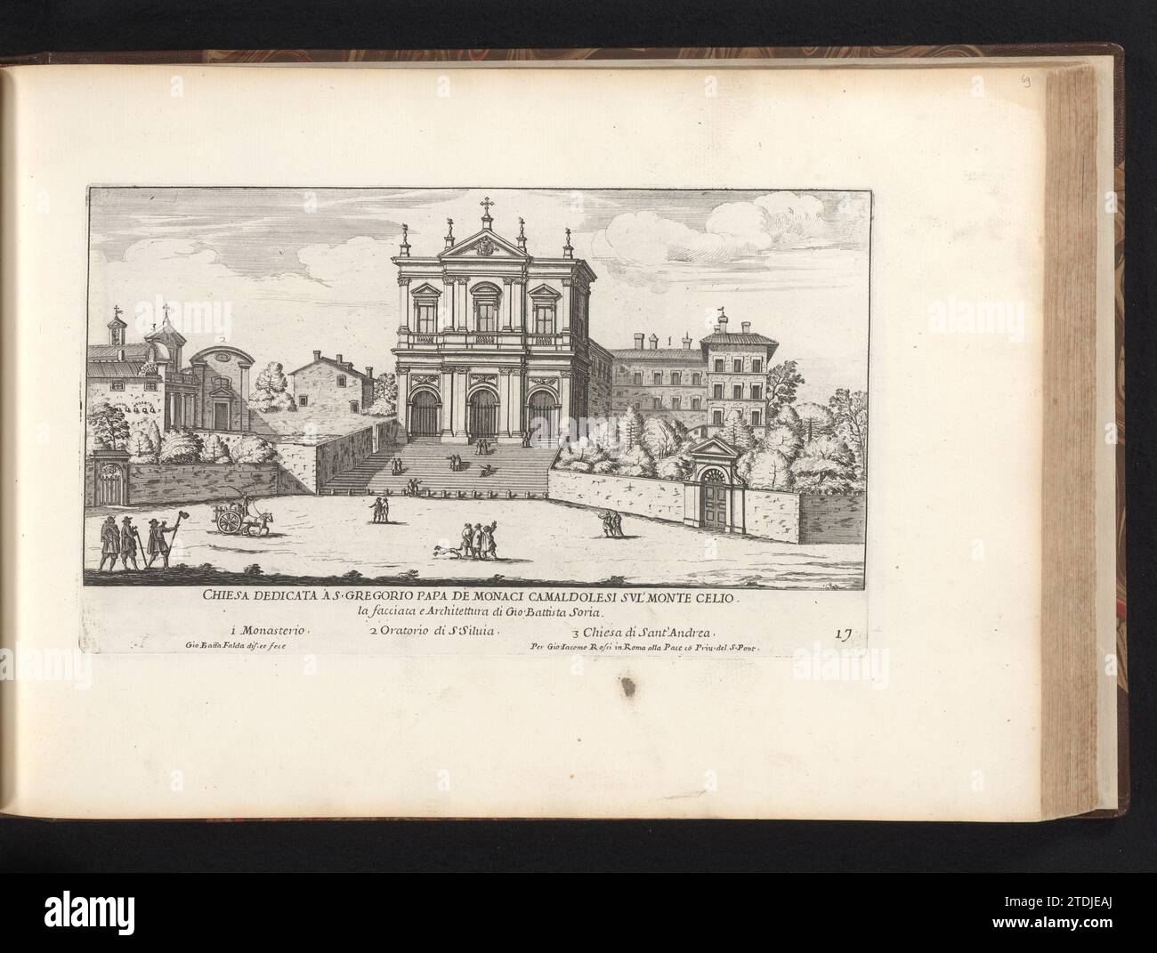 San Gregorio Magno at Celio Te Rome, Giovanni Battista Fonda, 1669 ...