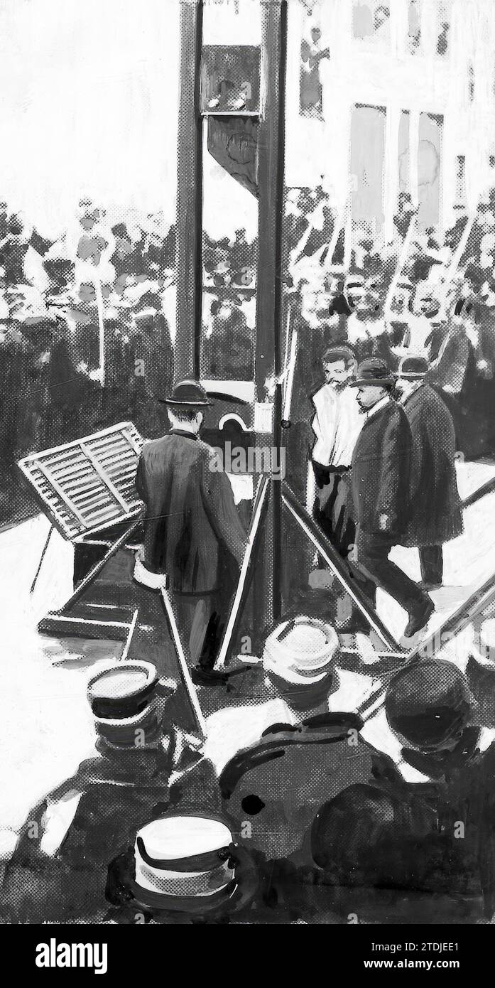 10/31/1912. Execution in France. The murderer Callous, Executed in ...