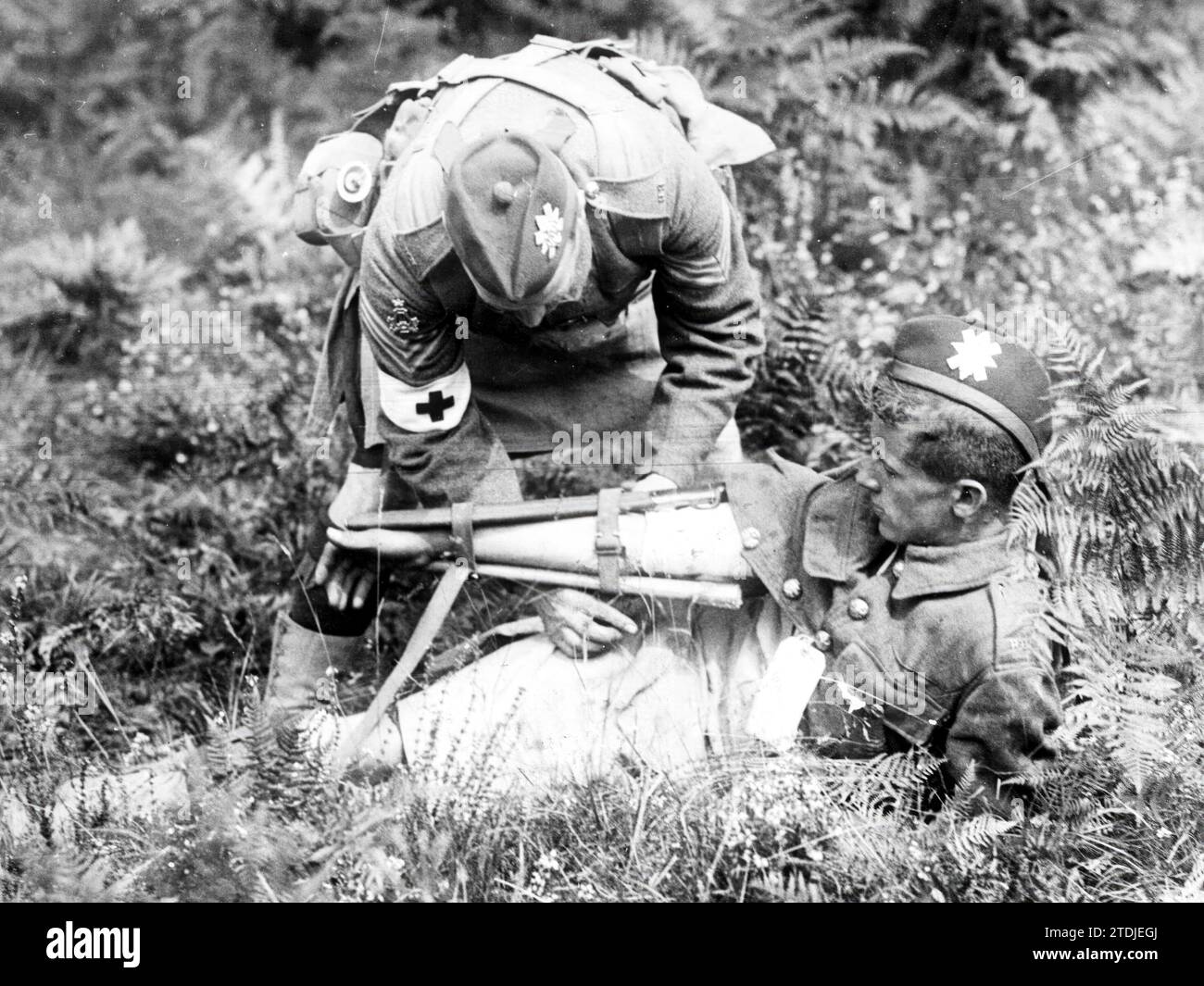 United Kingdom, March 1915. The Red Cross in the British Army. A ...