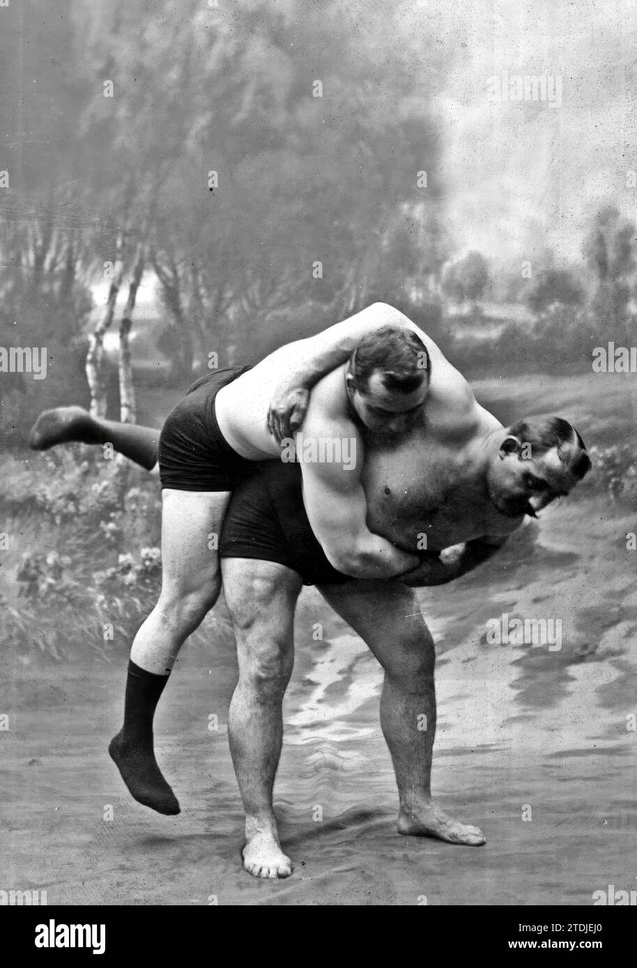 07/31/1912. Greco-Roman fights in Lineal city. A Vervet A hip slam from ...
