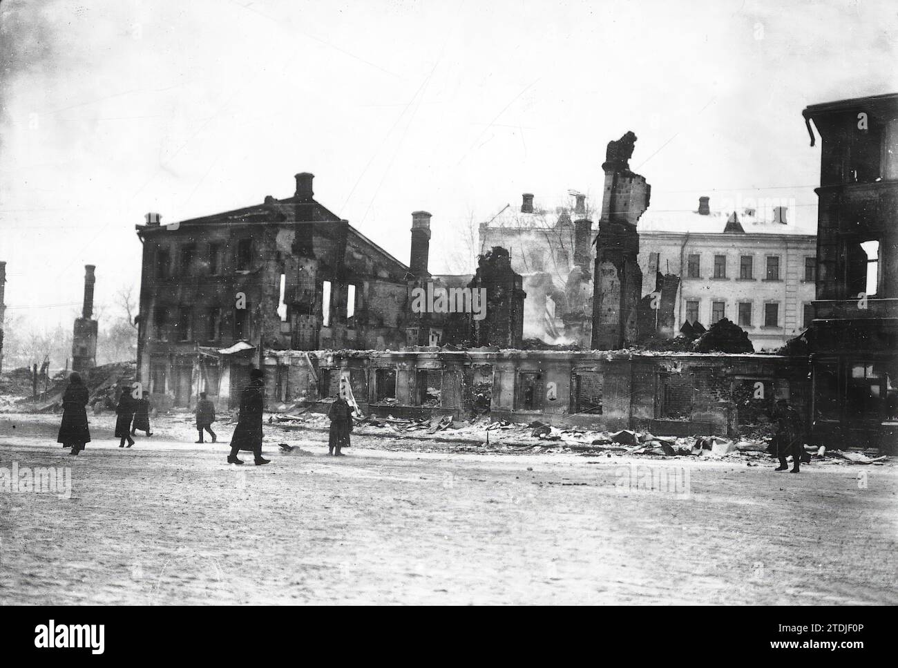 12/31/1905. The revolution in Russia: state of one of Moscow's Main ...