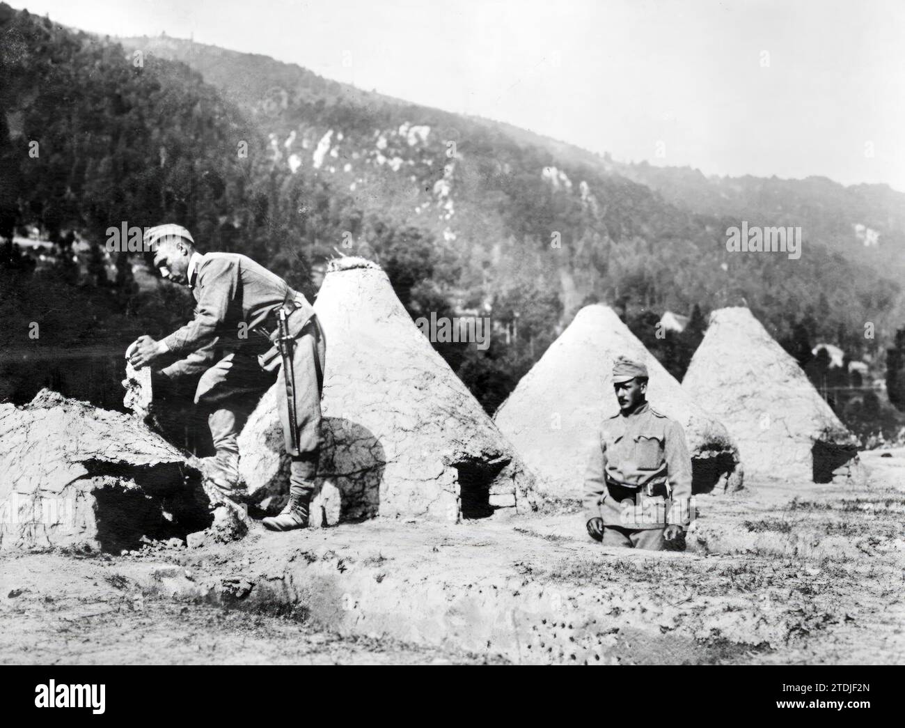 02/01/1916. The Italo-Austrian War. Bread Ovens Built by the Austro ...