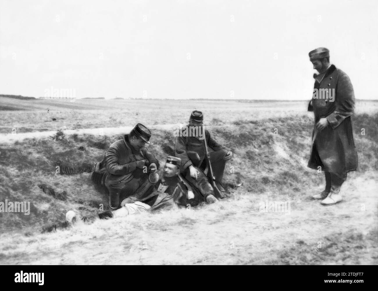 Wounded german soldier hi-res stock photography and images - Alamy