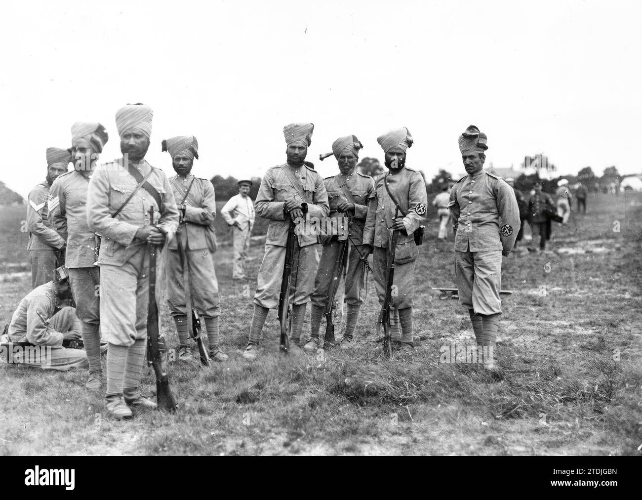 09/30/1914. The Reinforcements of India. Indian infantry troops ...