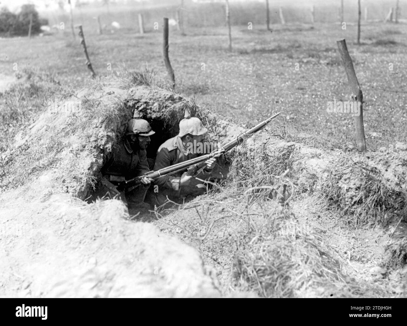 02/29/1916. The Germans in Campaign. Advanced Sentinels of a German ...
