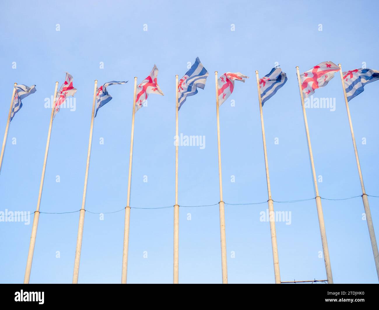 City state country flags fly hi-res stock photography and images - Alamy