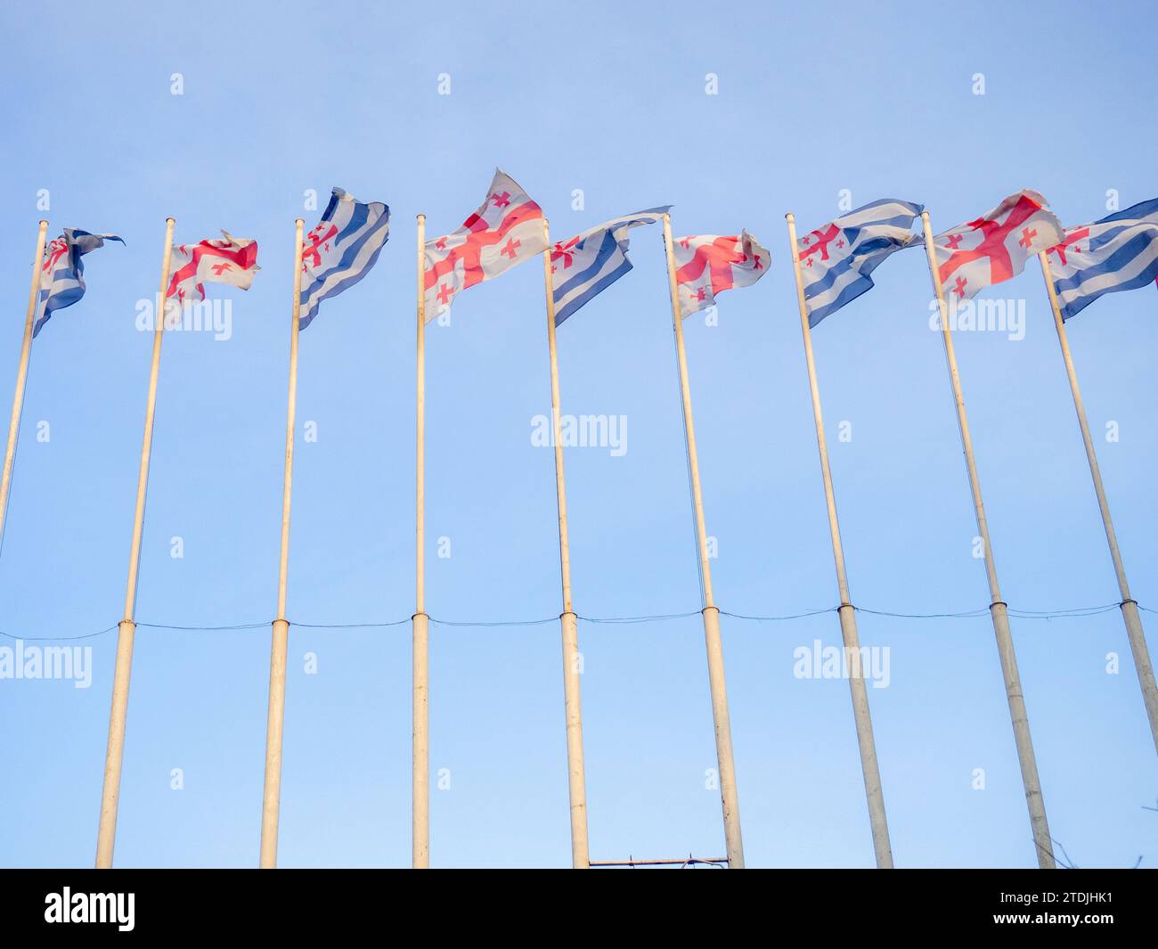 City state country flags fly hi-res stock photography and images - Alamy