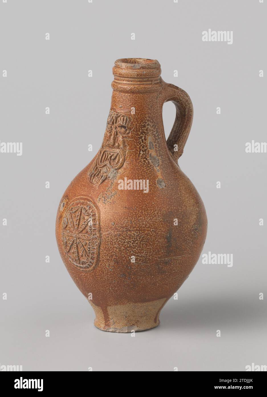 Jug (Bartmann jug) with a roundel in a medallion, anonymous, c. 1625 - c. 1749 Jug (beard ...