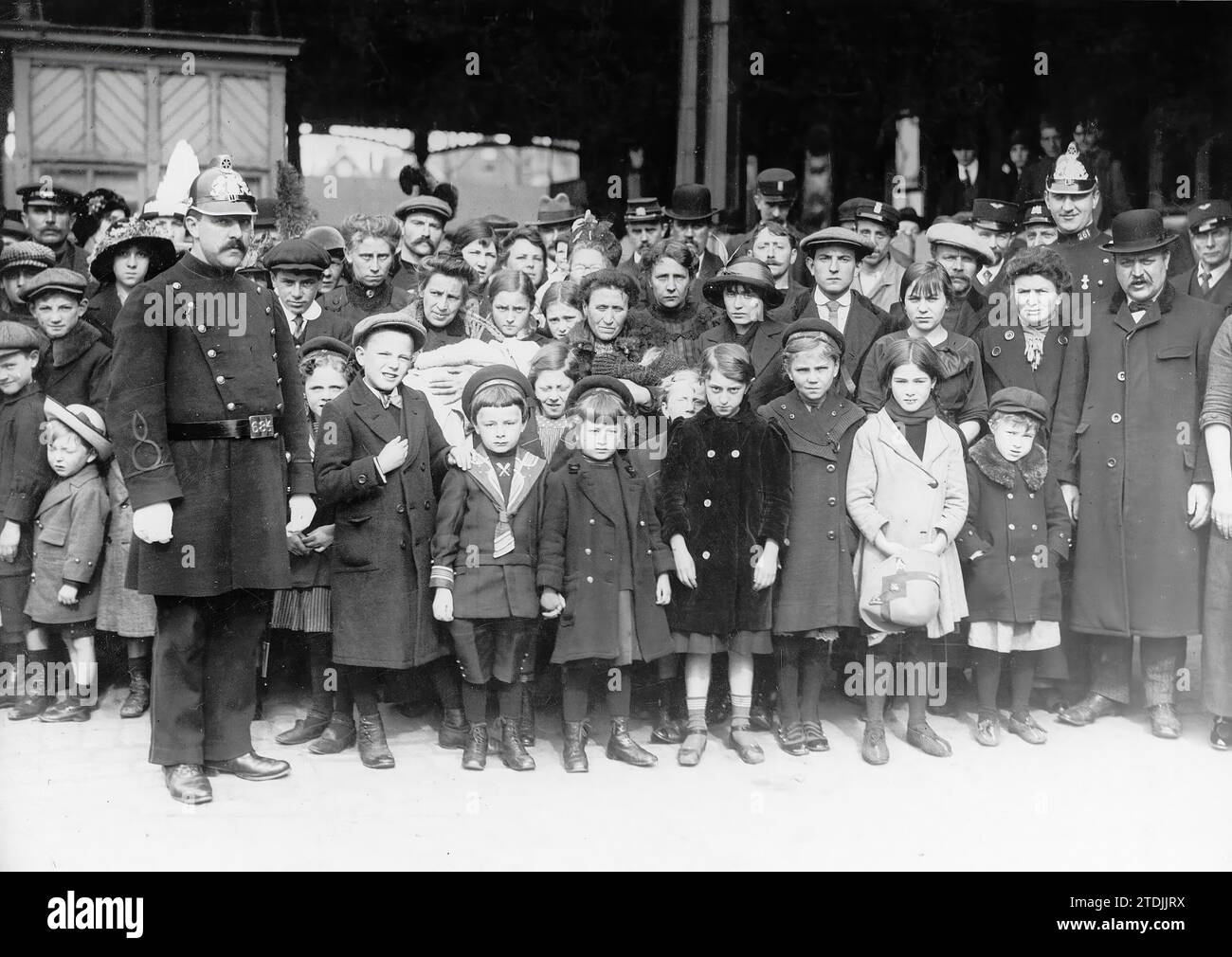 Rotterdam (Netherlands), October 1914. Belgian orphan children taken in ...