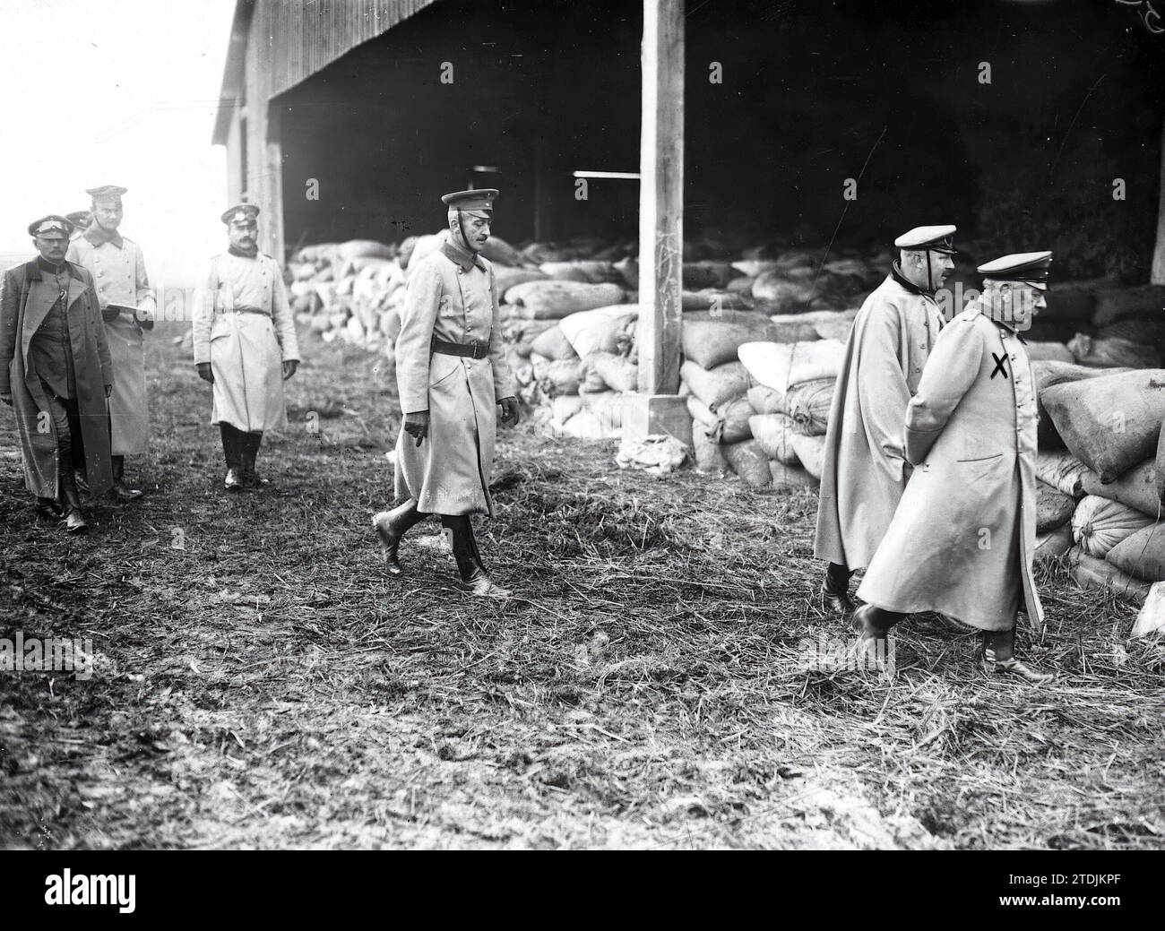 11/30/1914. The Germans in Belgium. German General Von Emmich (X ...