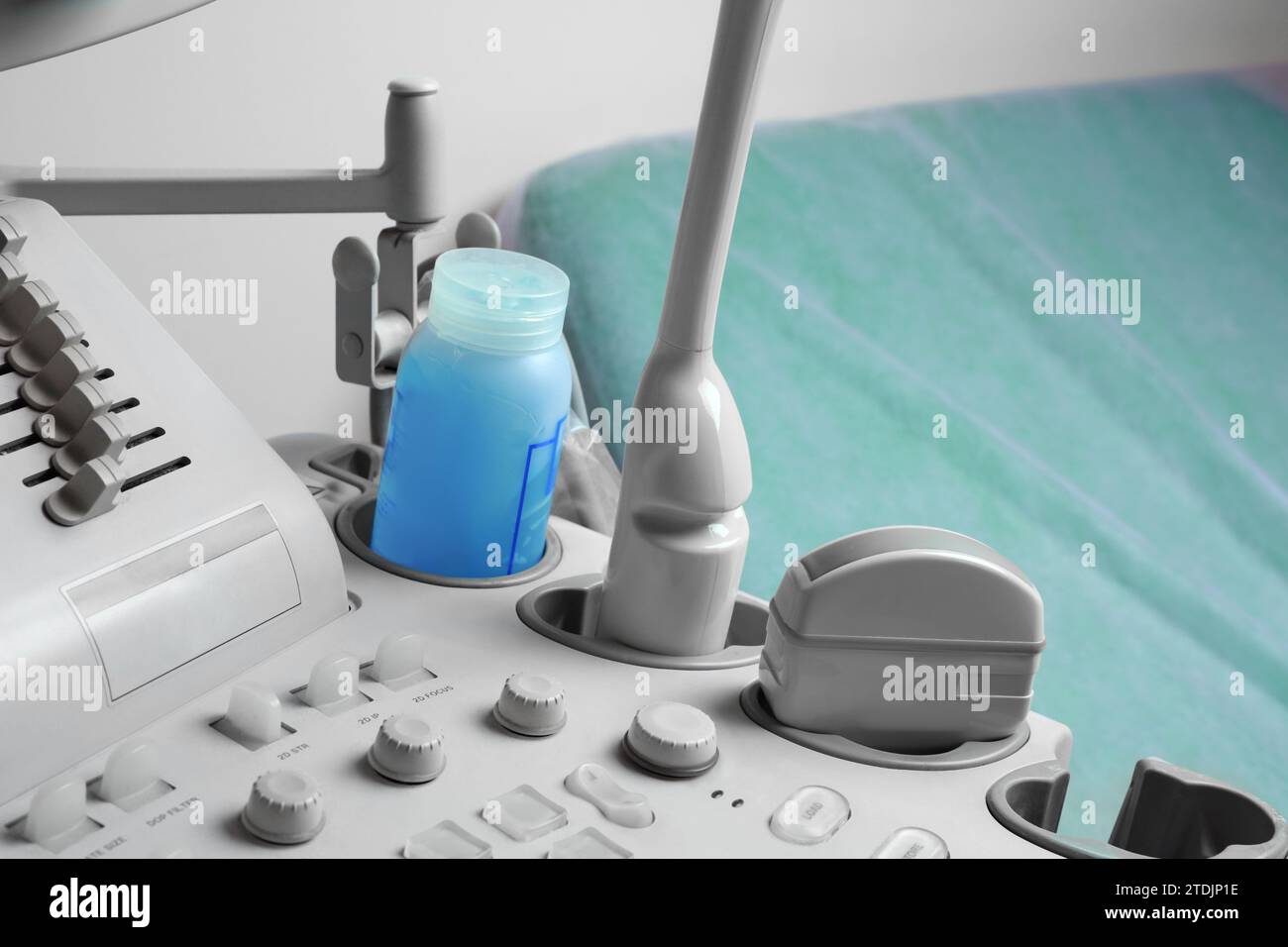 Ultrasound control panel with ultrasonic transducers and transmission ...