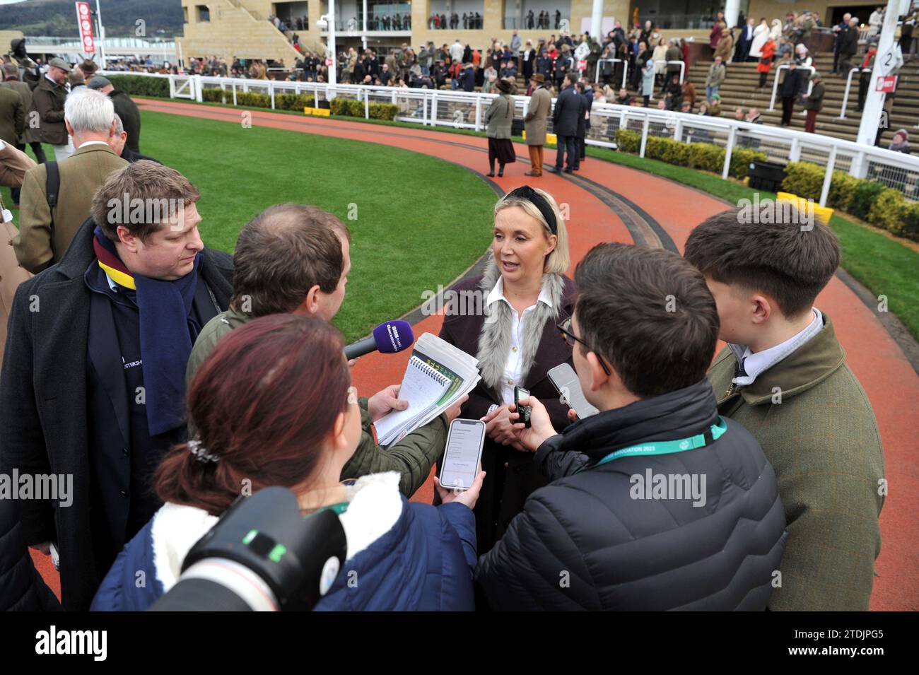 Trainer Sophie Leech Racing at Cheltenham Day 2 of the Christmas Meet ...