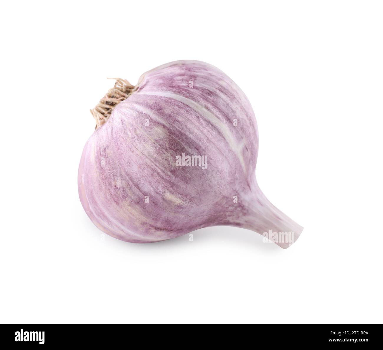 Fresh raw garlic head isolated on white Stock Photo - Alamy