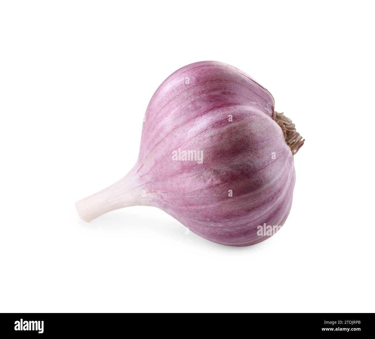 Fresh raw garlic head isolated on white Stock Photo - Alamy