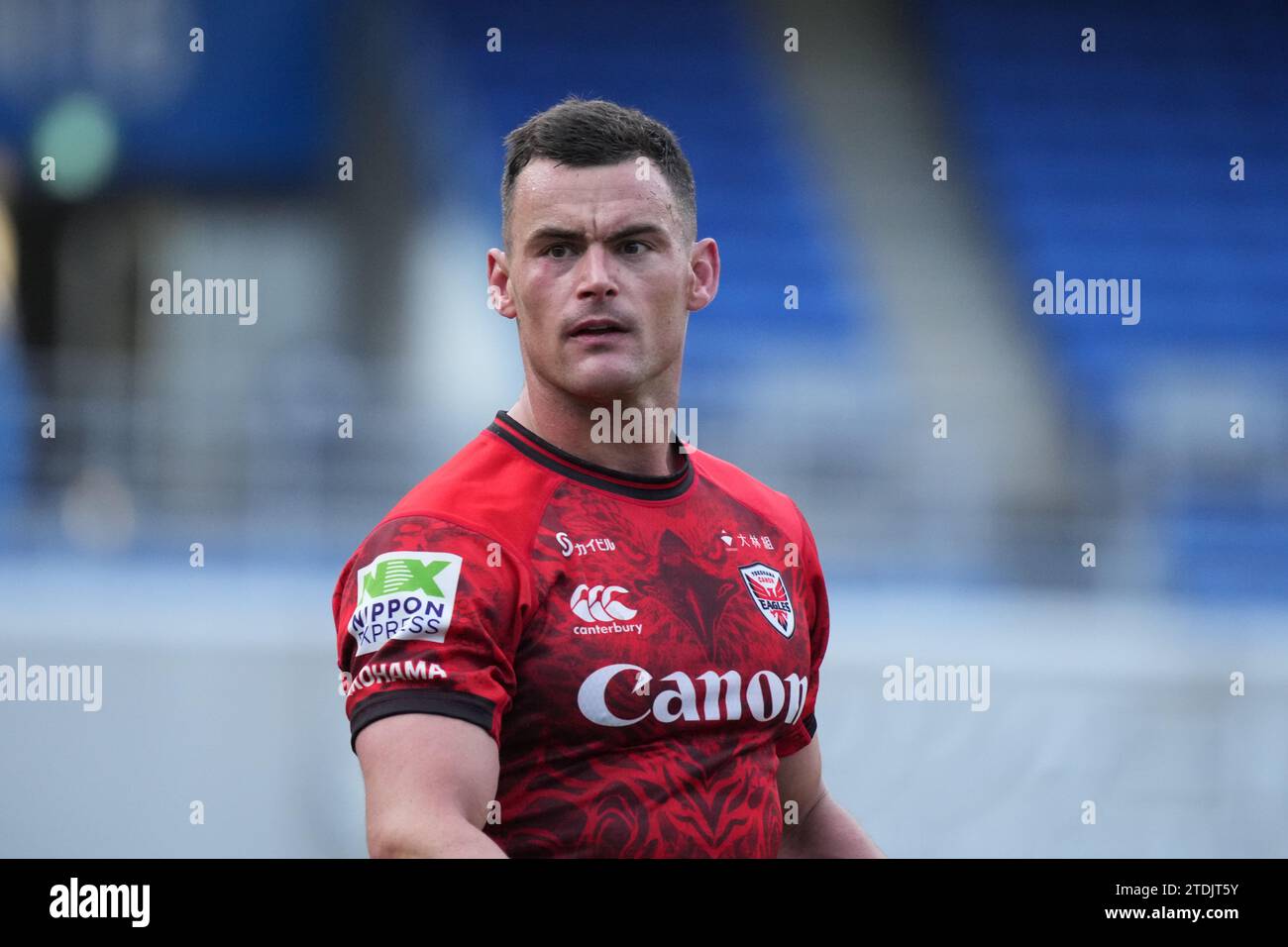 Canon Eagles' Jesse Kriel during the Japan Rugby League One 2023-24 match between Yokohama Canon ...