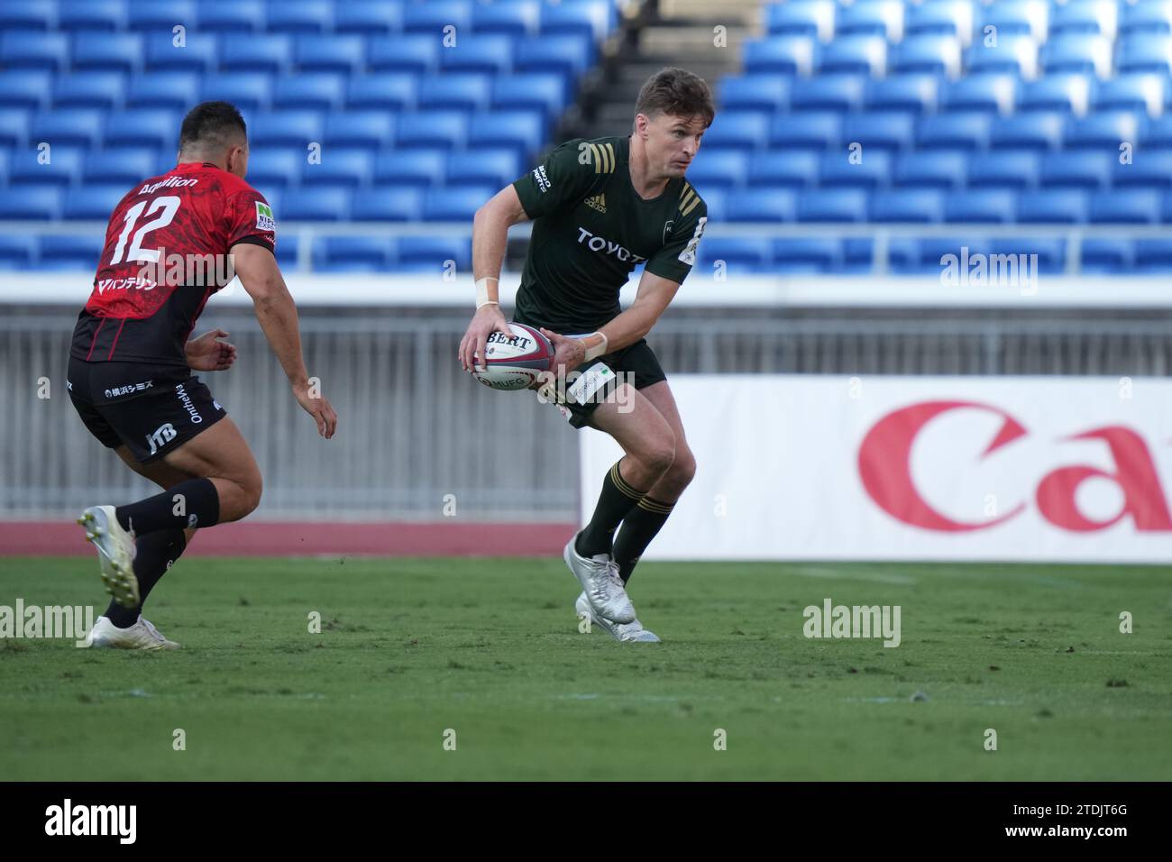 Toyota Verblitz's Beauden Barrett during the Japan Rugby League One ...