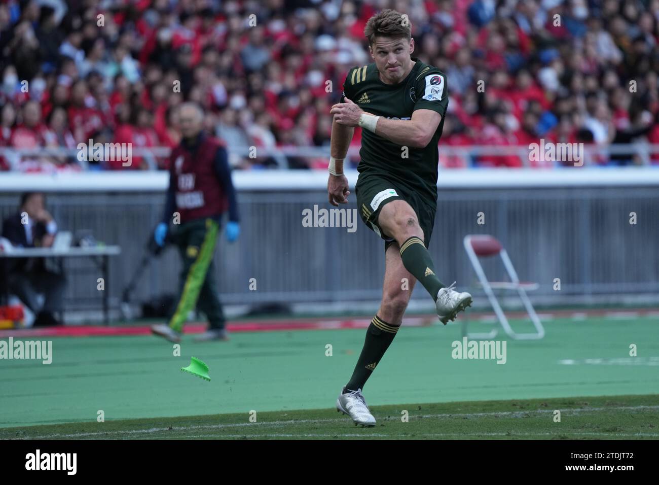 Toyota Verblitz's Beauden Barrett during the Japan Rugby League One ...