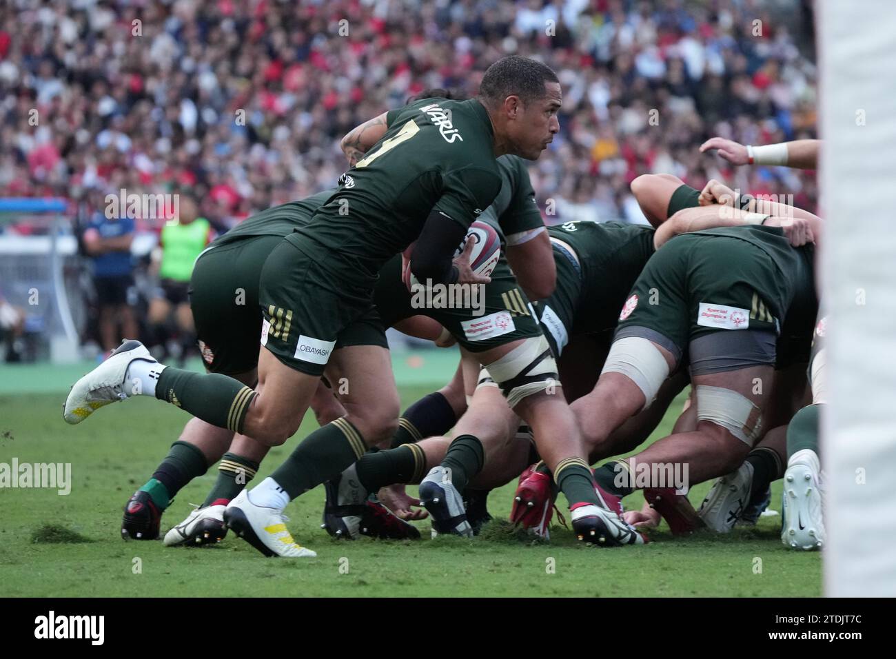 Toyota Verblitz's Aaron Smith during the Japan Rugby League One 2023-24 ...
