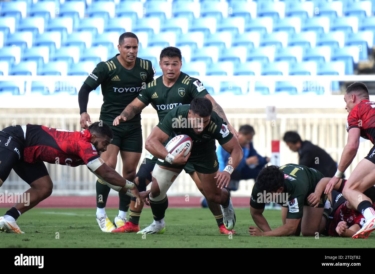 Toyota Verblitz's Saia Fifita during the Japan Rugby League One 2023-24 ...