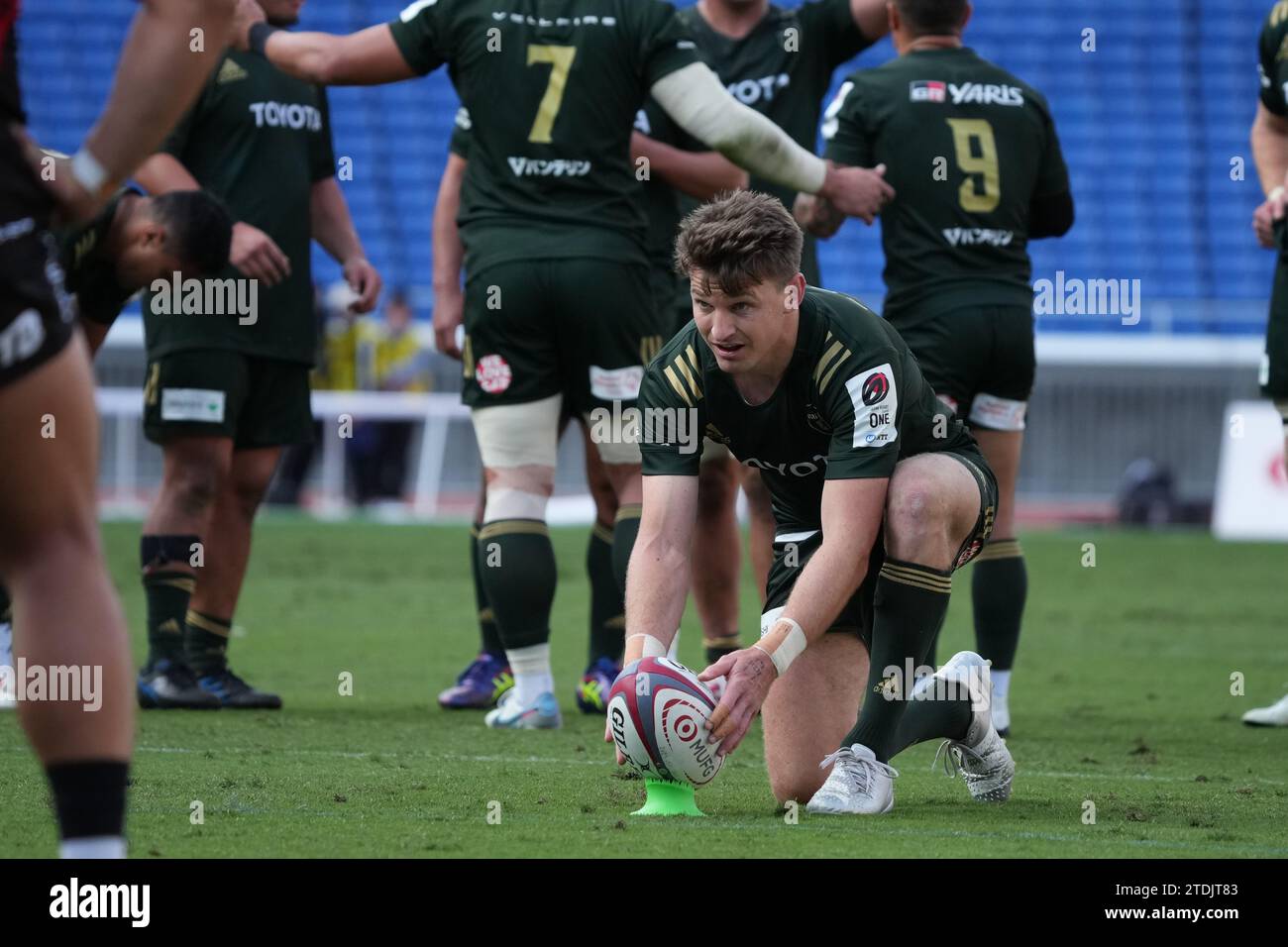 Toyota Verblitz's Beauden Barrett during the Japan Rugby League One ...
