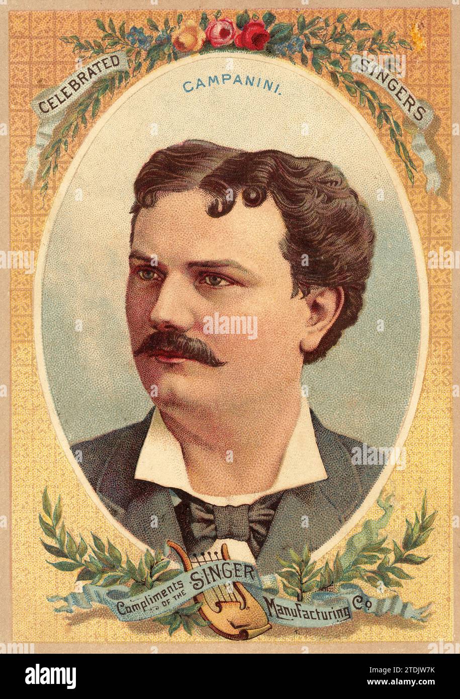 1873 c., USA : The celebrated italian Opera singer tenore ITALO ...