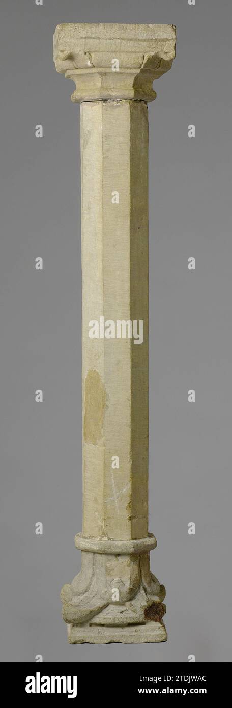 Stone column, from Lanz., C. 1250 A column of sandstone with octagonal ...
