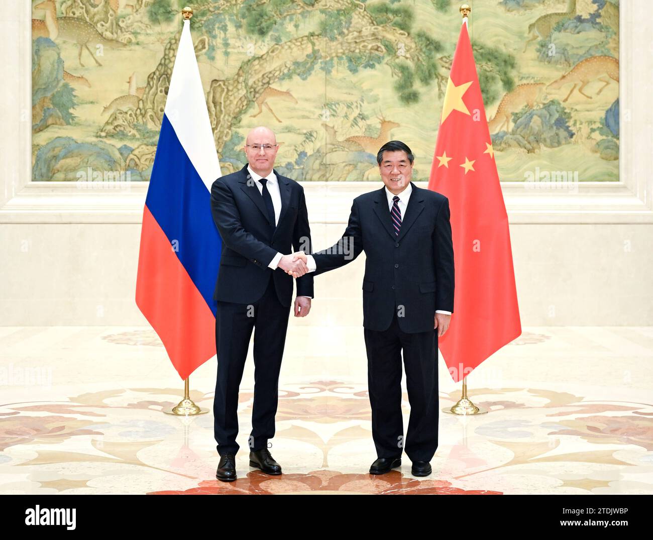 Beijing, China. 18th Dec, 2023. Chinese Vice Premier He Lifeng co ...