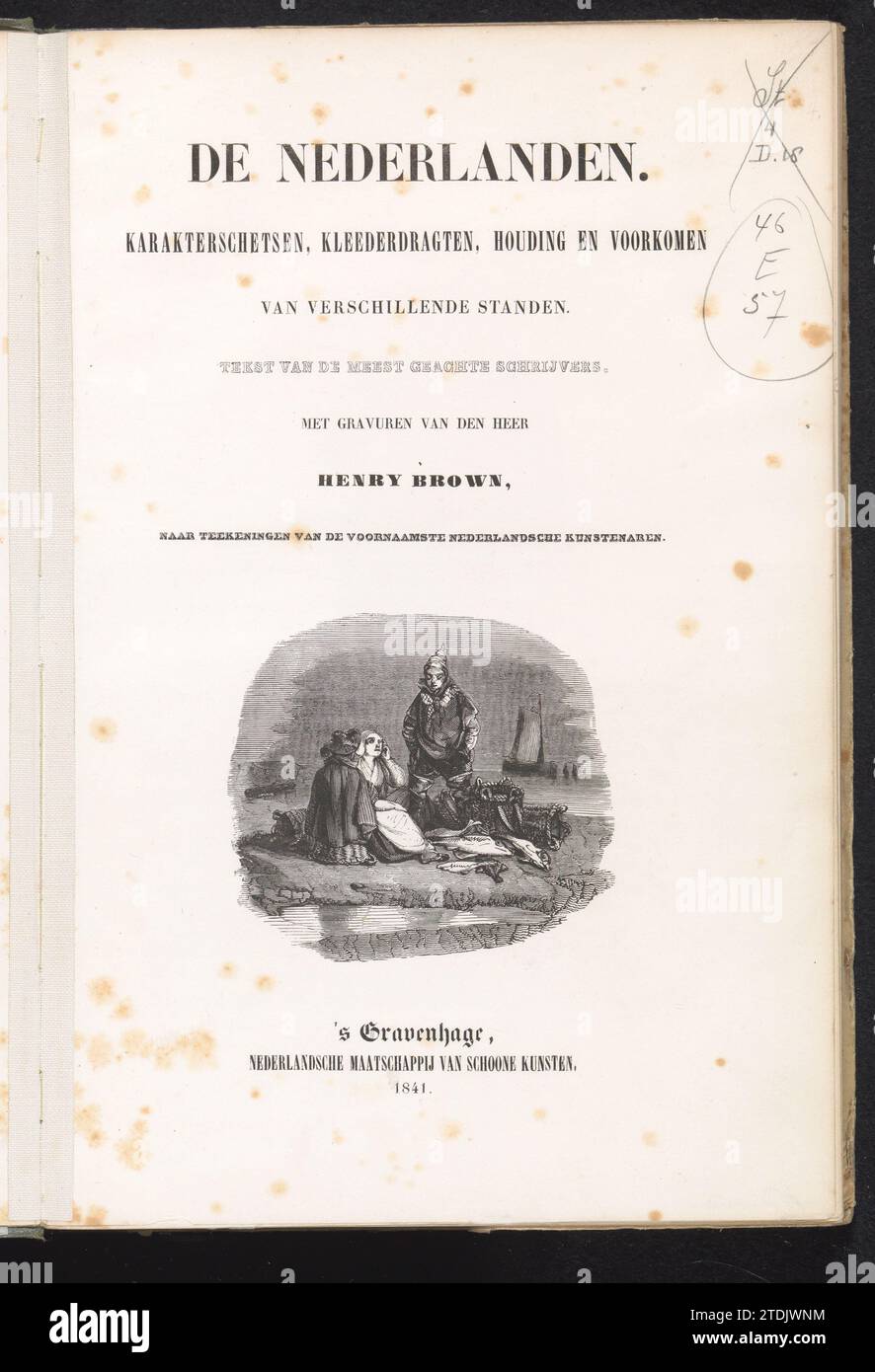 Title page for: De Nederlanden: Character sketches, clothes, attitude ...