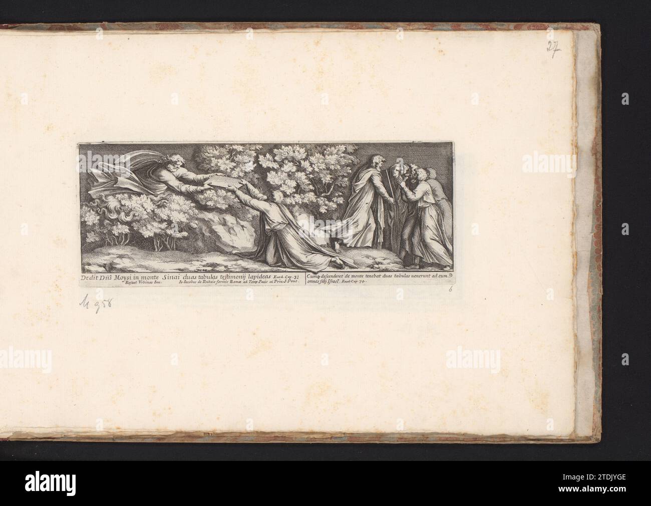 Moses receives the Tables of the Law, Pietro Sante Bartoli, After ...