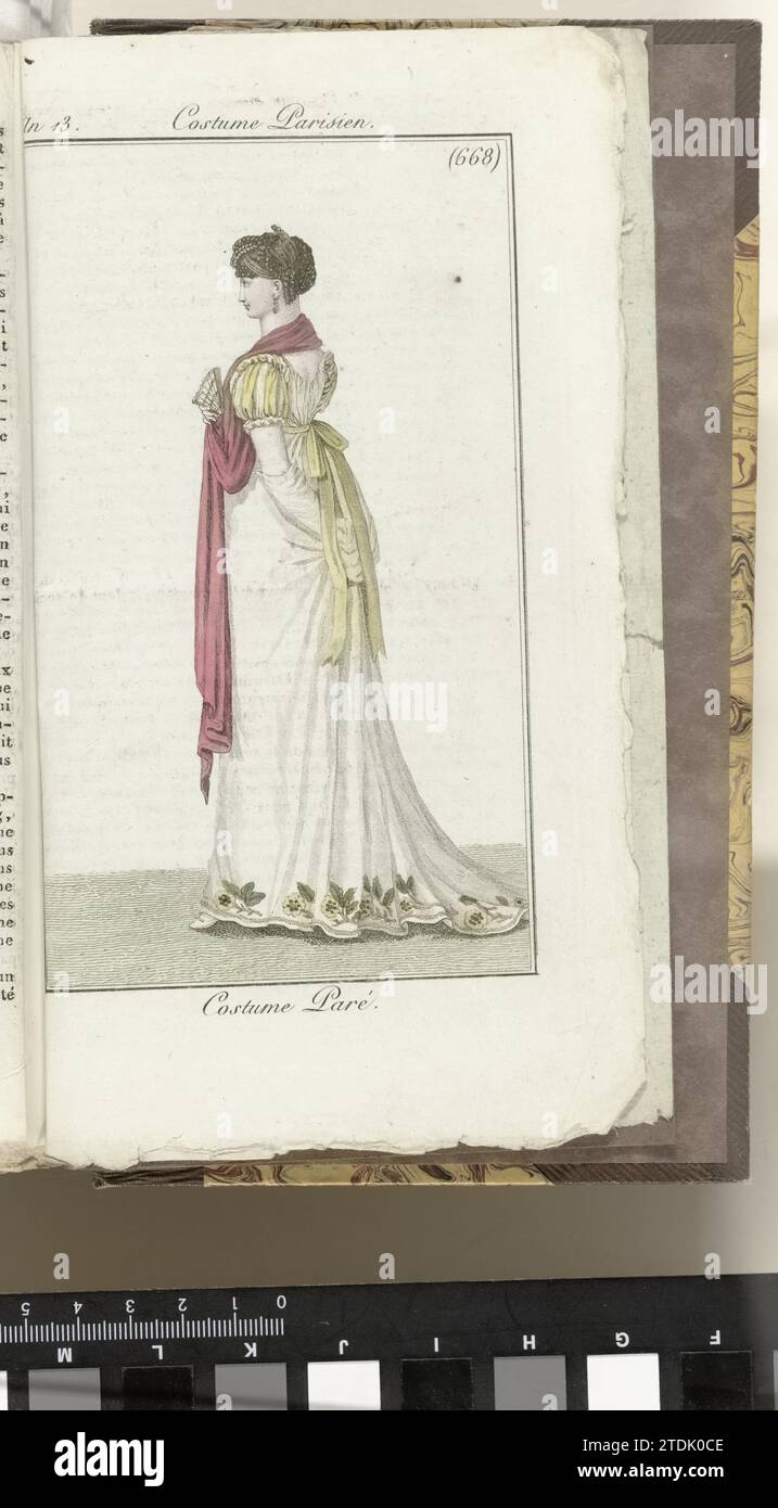 Journal of the ladies and fashions, Parisian costume, 1805, year 13 ...