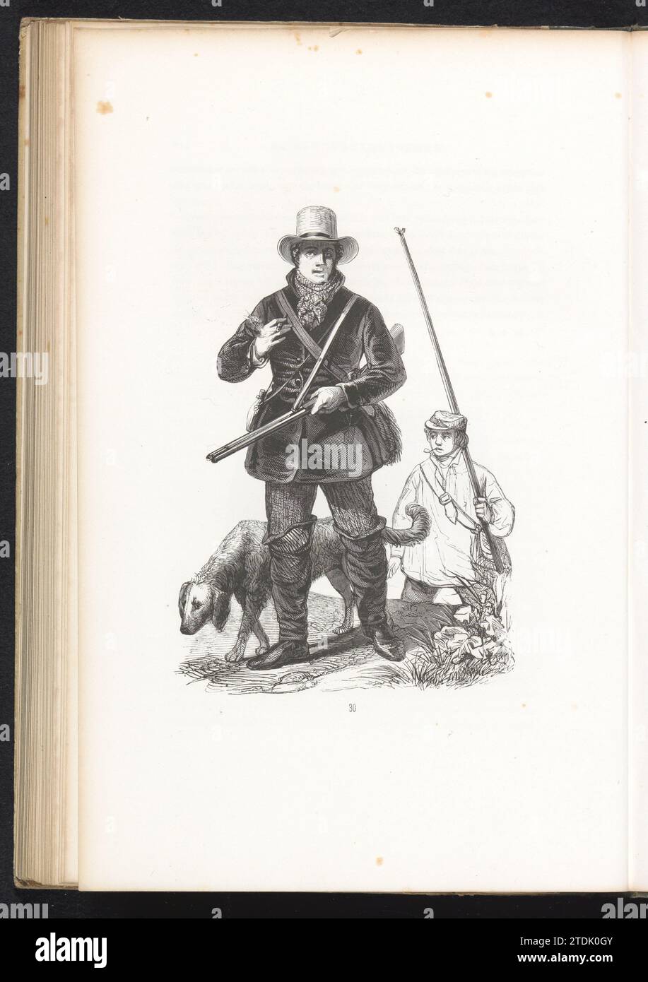 The hobby Jager, 1840-1841, 1841 The hobby Jager. A hunter with rifle ...