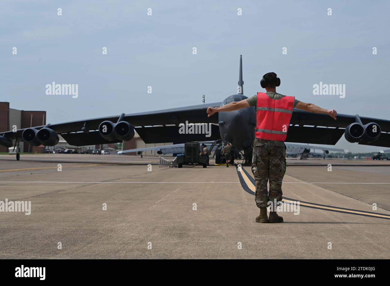 A crew chief assigned to the 307th Air Craft Maintenance Squadron ...