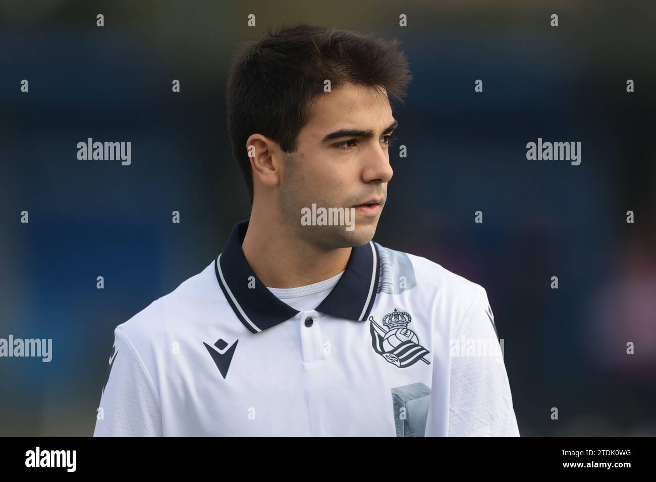 Milan, Italy. 12th Dec, 2023. Jon Garro of Real Sociedad looks on ...