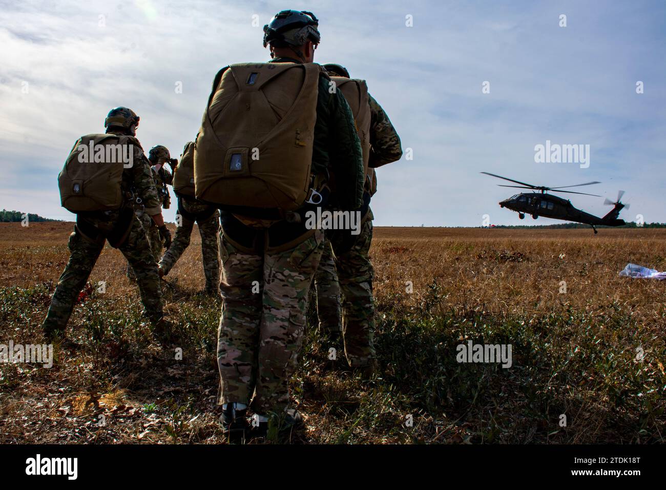U.S. Solders assigned to 7th Special Forces Group (Airborne) prepare to ...