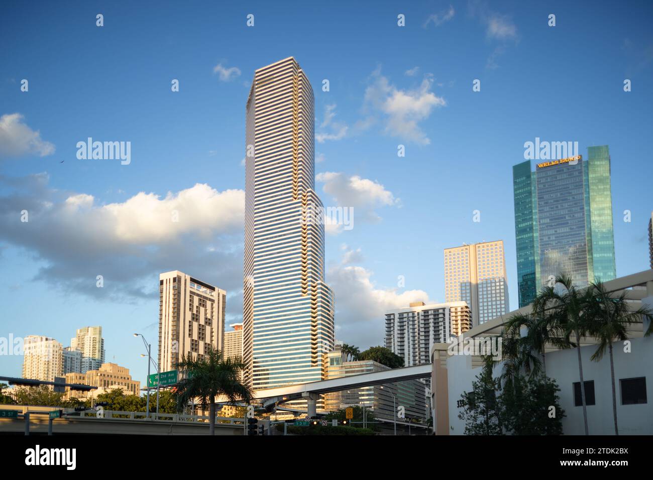 Skyscrapers in downtown Miami, Florida, USA Stock Photo - Alamy