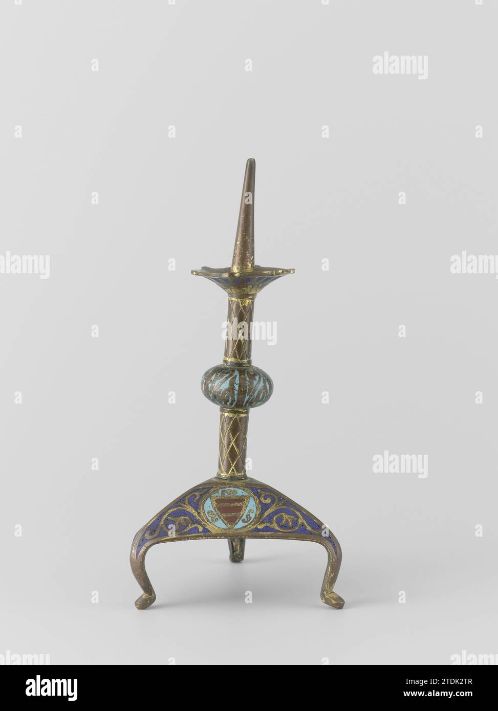 Candlestick in gilded copper hi-res stock photography and images - Alamy