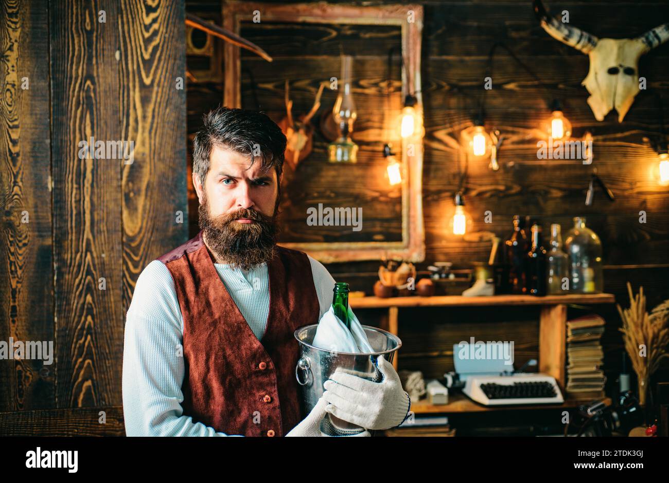 Bearded servant hi-res stock photography and images - Alamy