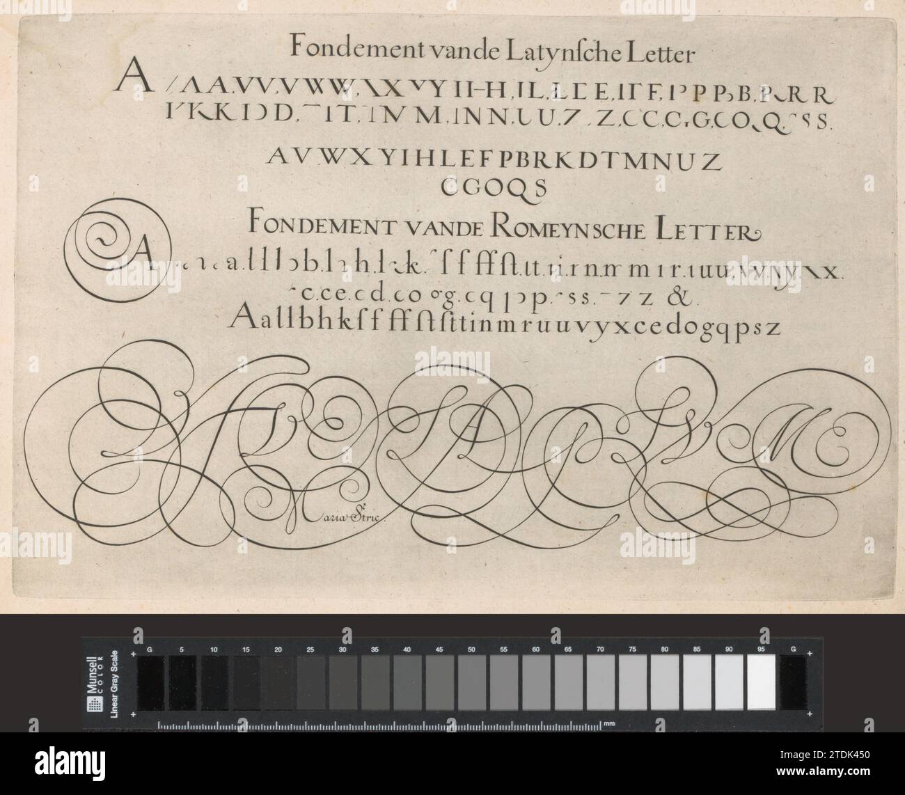 Examples of the Latin and Roman letter, 1618 Examples of the Latin and ...