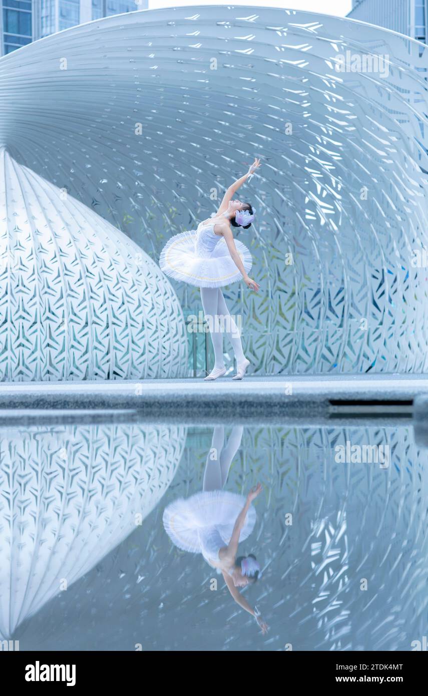 Ballet at monumental buildings Stock Photo - Alamy