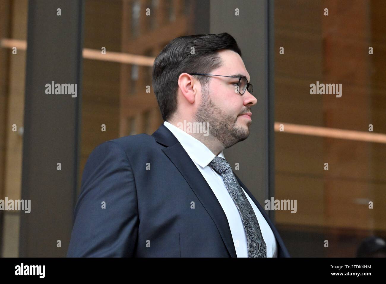 Sydney, Australia. 19th Dec, 2023. Former Liberal staffer Bruce Lehmann arrives to the Federal ...