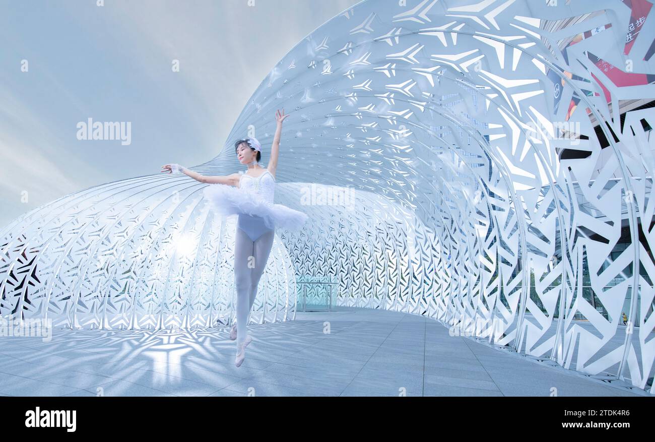 Ballet at monumental buildings Stock Photo - Alamy