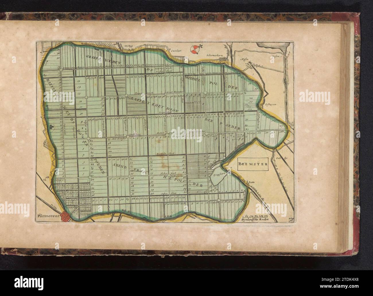 Beemster map hi-res stock photography and images - Alamy